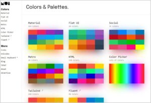 フラットカラー配色見本を探すのにおすすめなサイト（HEX・RGB コードを取得） | Tanweb